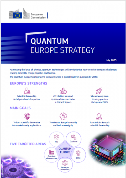 Europe Presents Quantum Strategy and Announces Quantum Act | HPCQS
